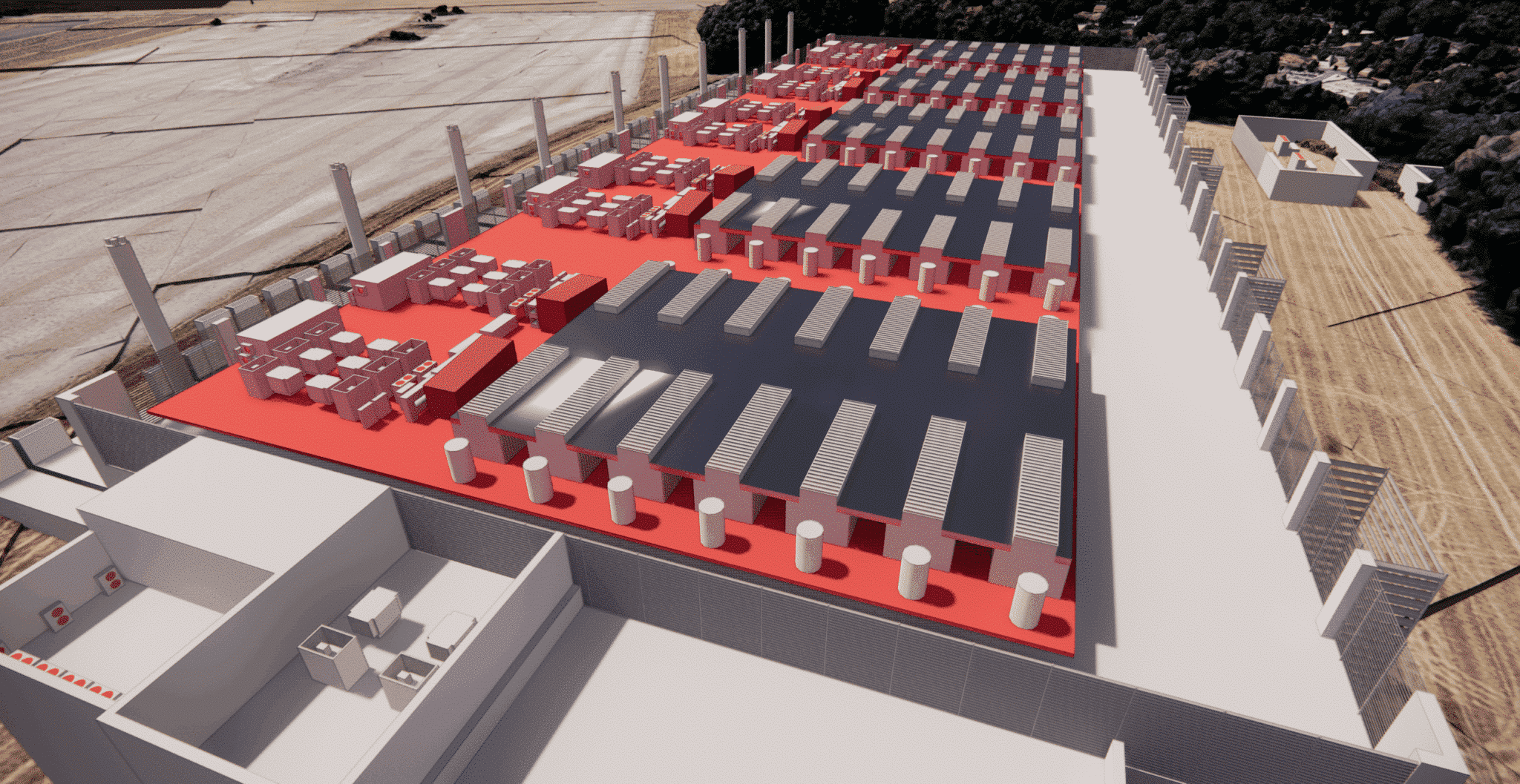 CFD esterno e interno - Data Center Hyperscale - EOLIOS Ingénierie